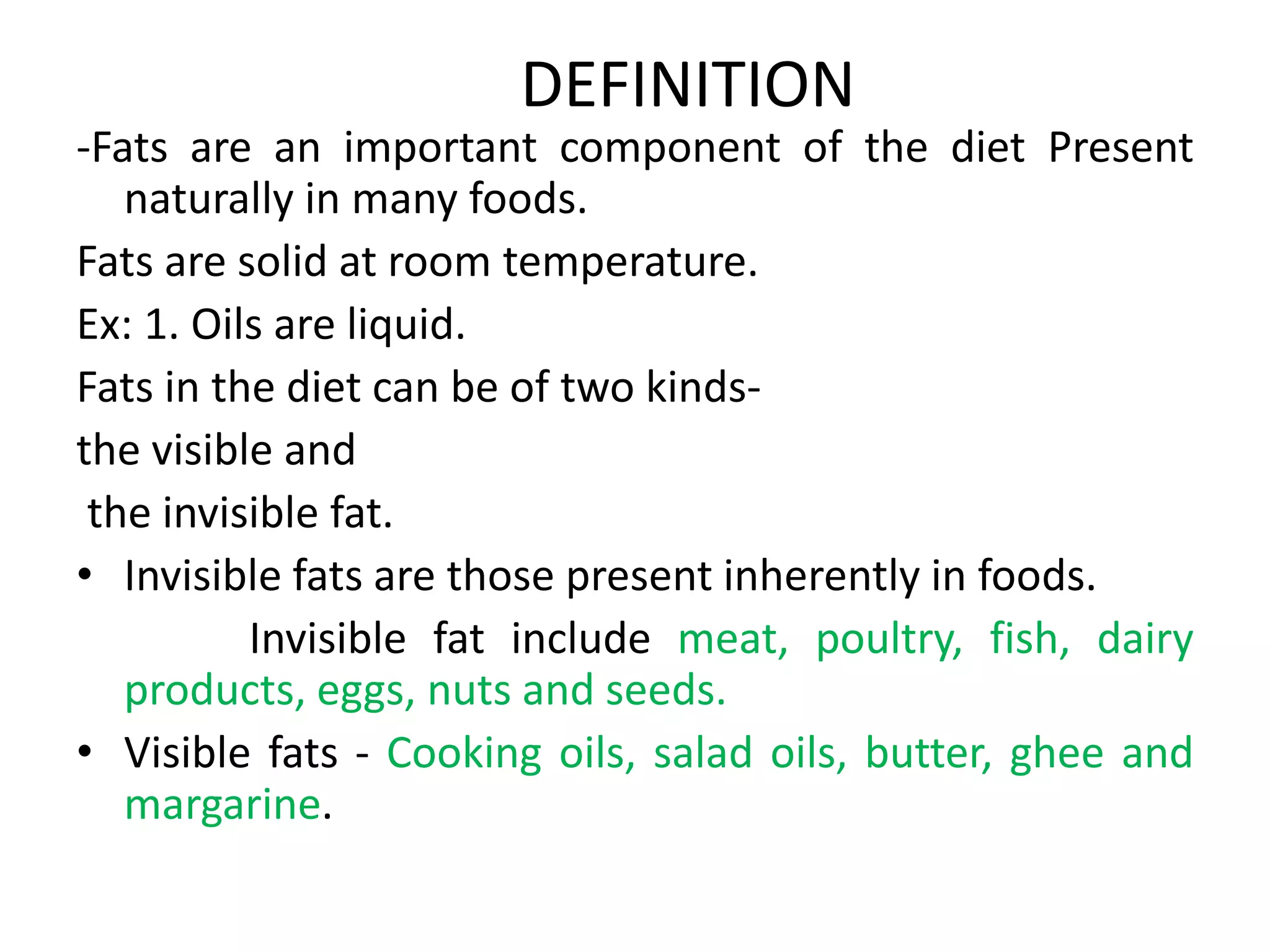 Fats and oils | PPTX