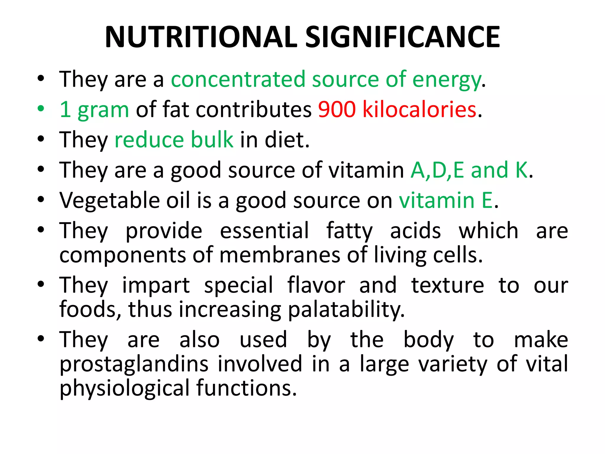 Fats and oils | PPTX