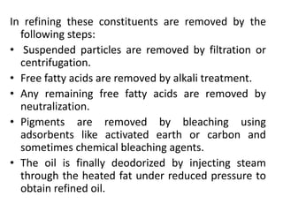 Fats and oils | PPTX