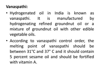 Fats and oils | PPTX