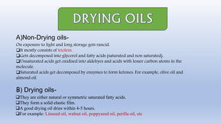 Fats and oils | PPTX