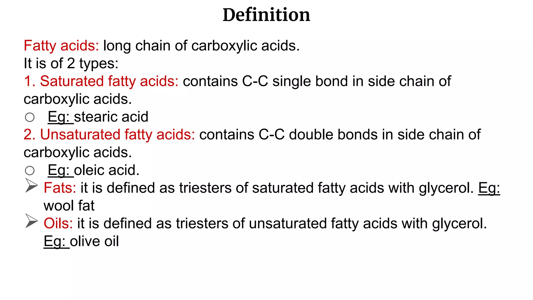 Fats and oils | PPTX