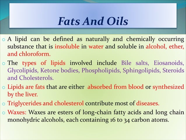 Fats and oils.ppt | Chemistry | Science