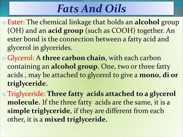 Fats and oils.ppt | Chemistry | Science