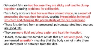 FATS AND OILS explained in details with illustrations | PPT