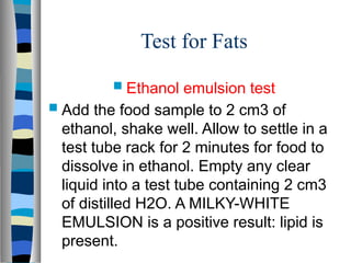 FATS AND OILS.pptx biology IGCSE notes to refer | PPTX
