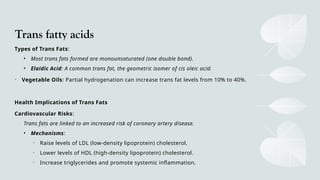 fats and oils classification importance changes during storage | PPTX