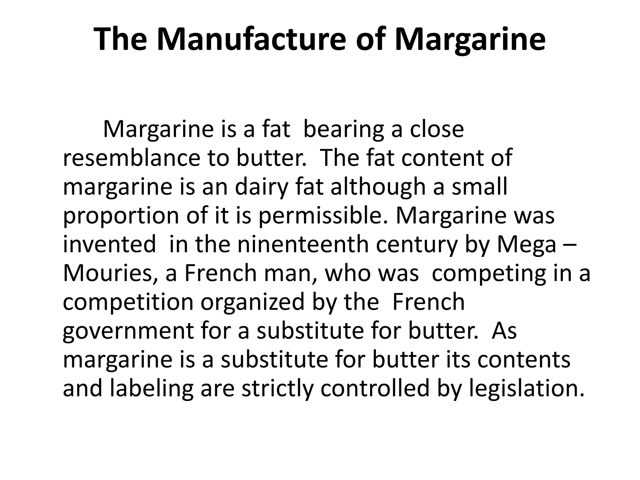 Fats and oils food production | PPTX