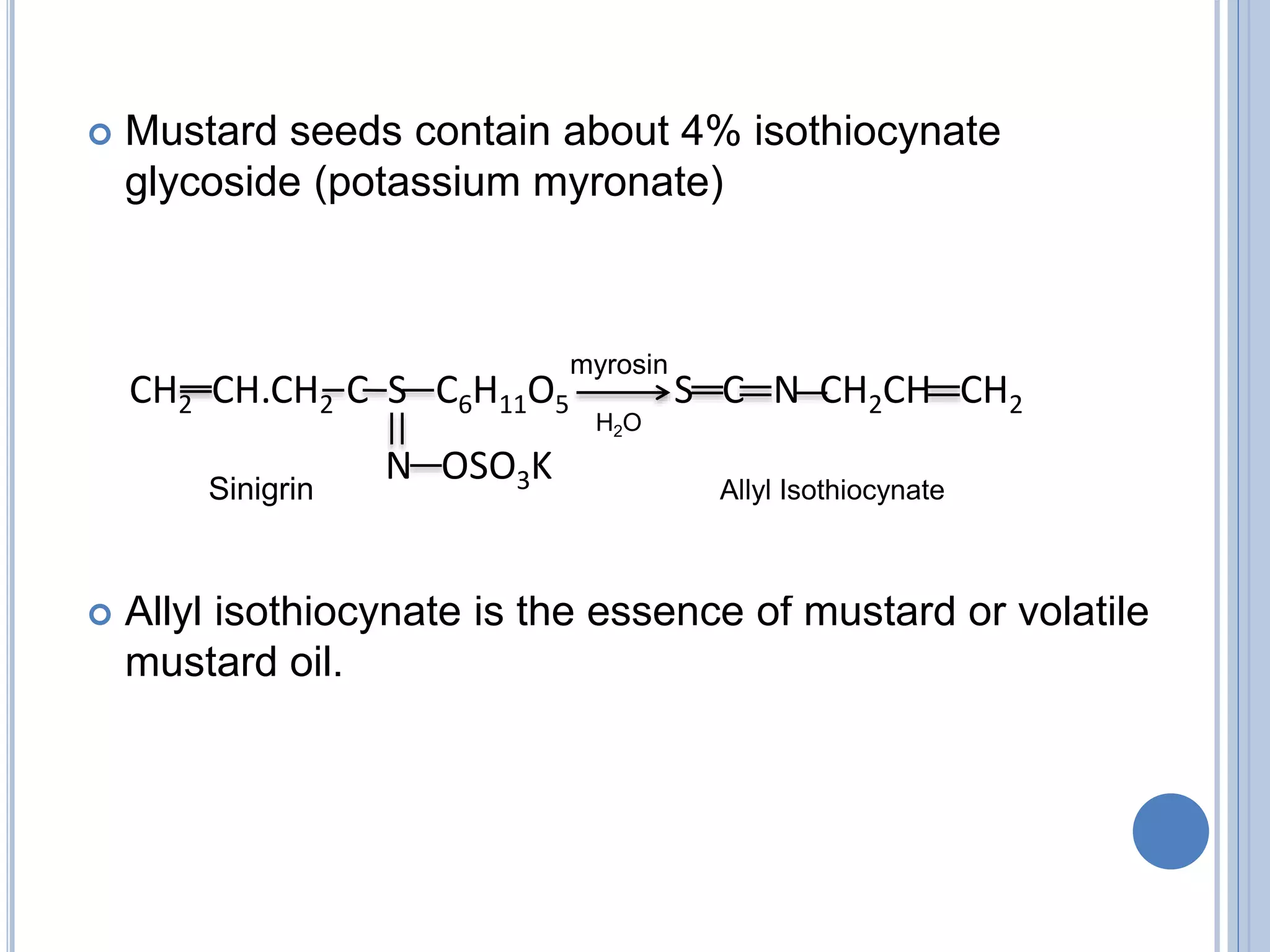 mustard oil in cosmetics | PPT