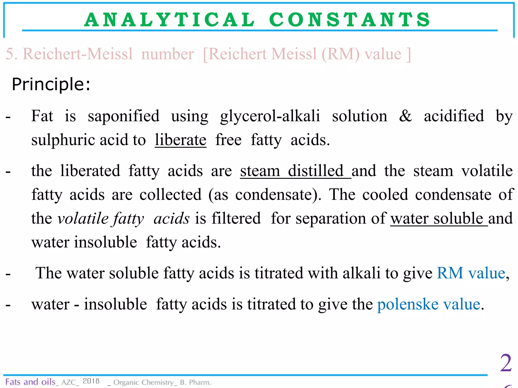 Fats and oils organic chemistry b. pharm. | PPTX