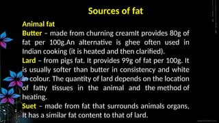 Saturated and Unsaturated Fat and Oils in food | PPT