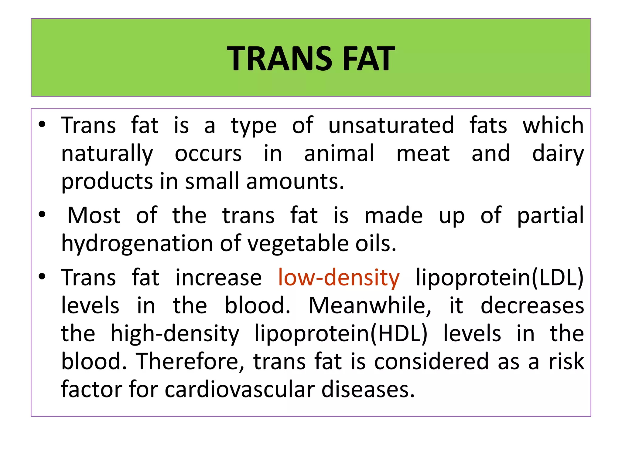 Fats an oils introduction | PPTX