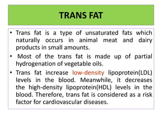 Fats an oils introduction | PPTX