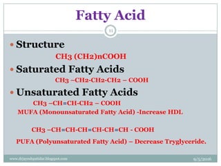 Fats as a nutrient | PDF