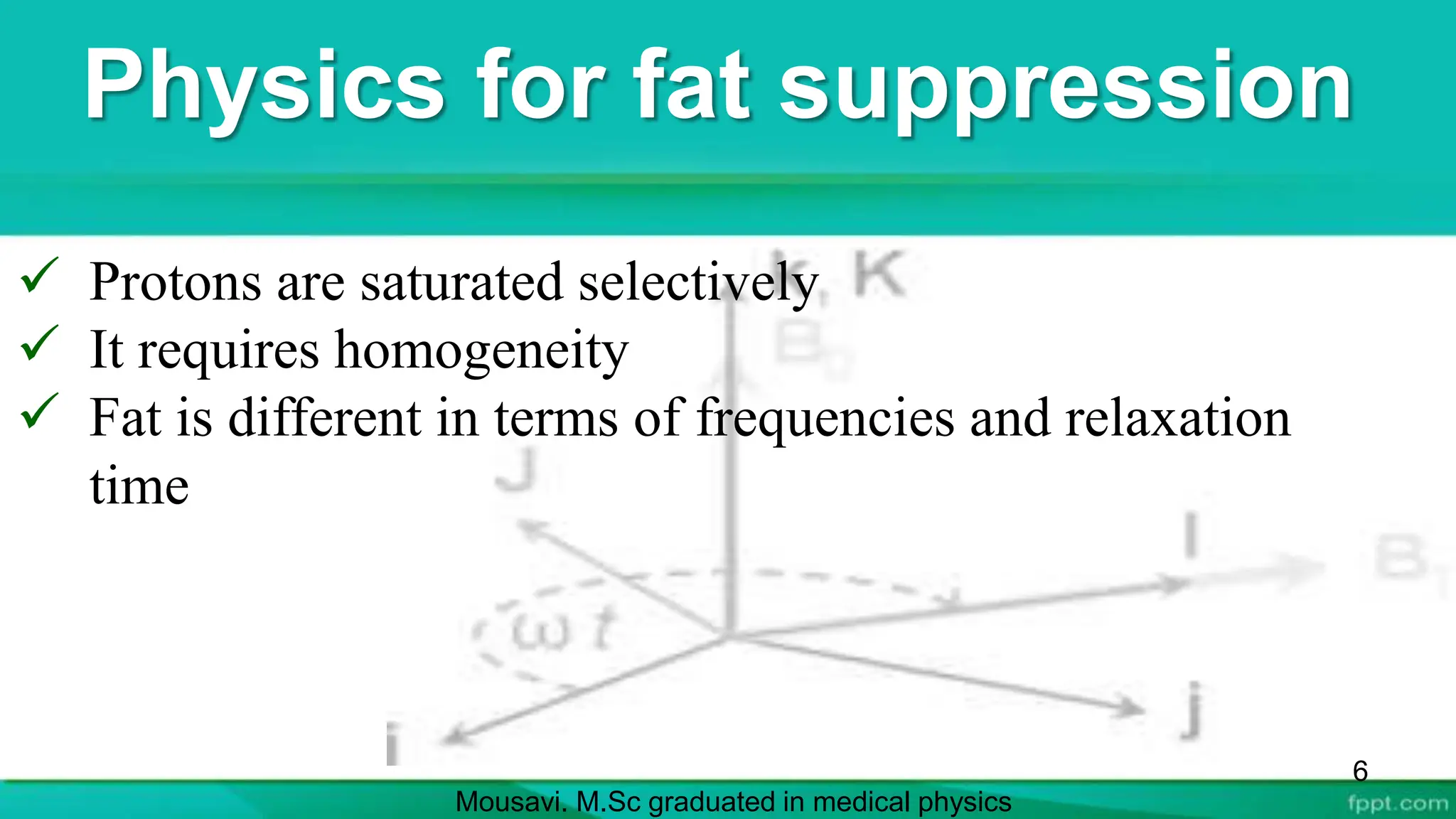 fat suppression in MRI | PPT