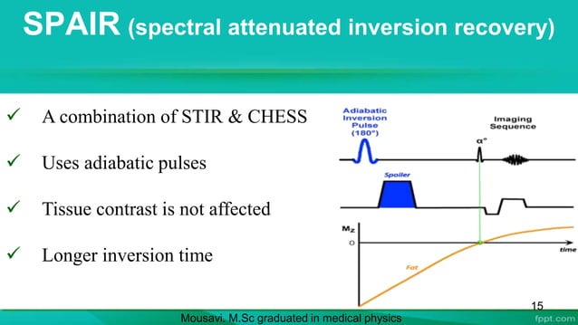 fat suppression in MRI | PPT | Medical Tests | Medical Health