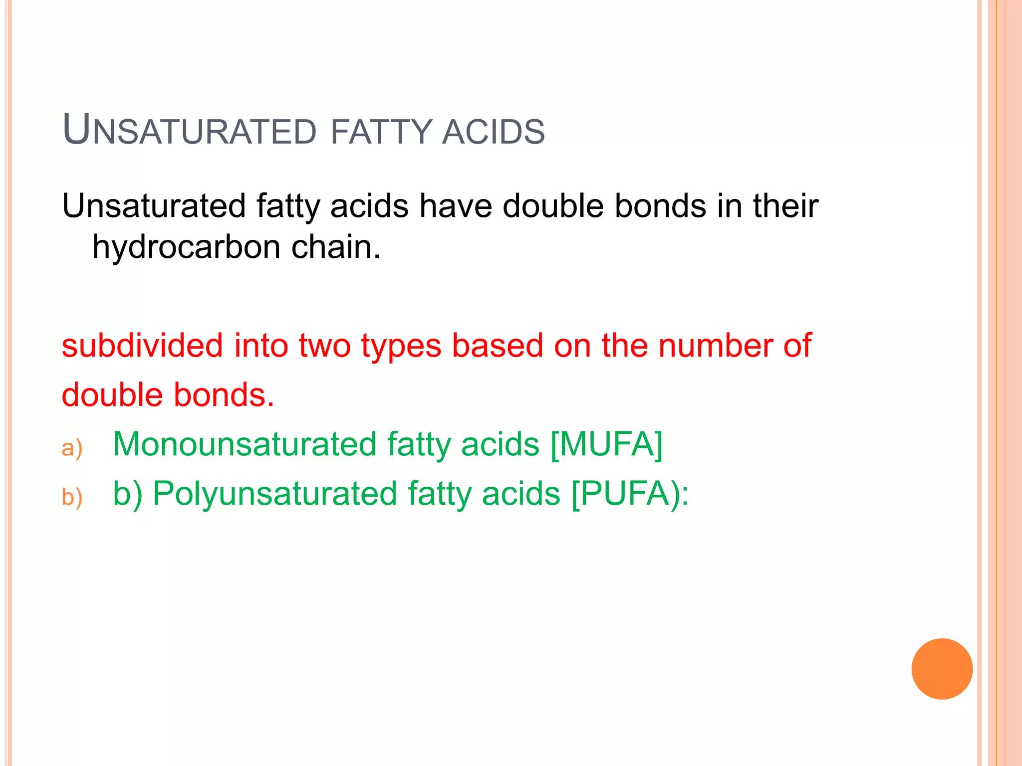 Fats notes for nursing students | PPTX