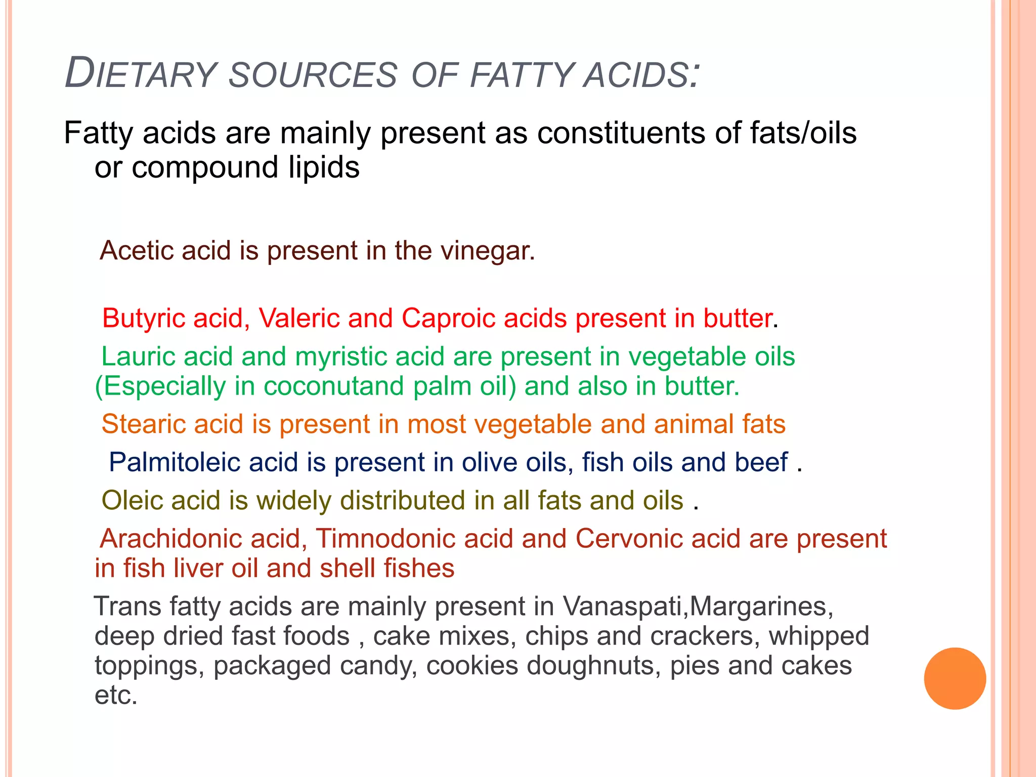 Fats notes for nursing students | PPTX