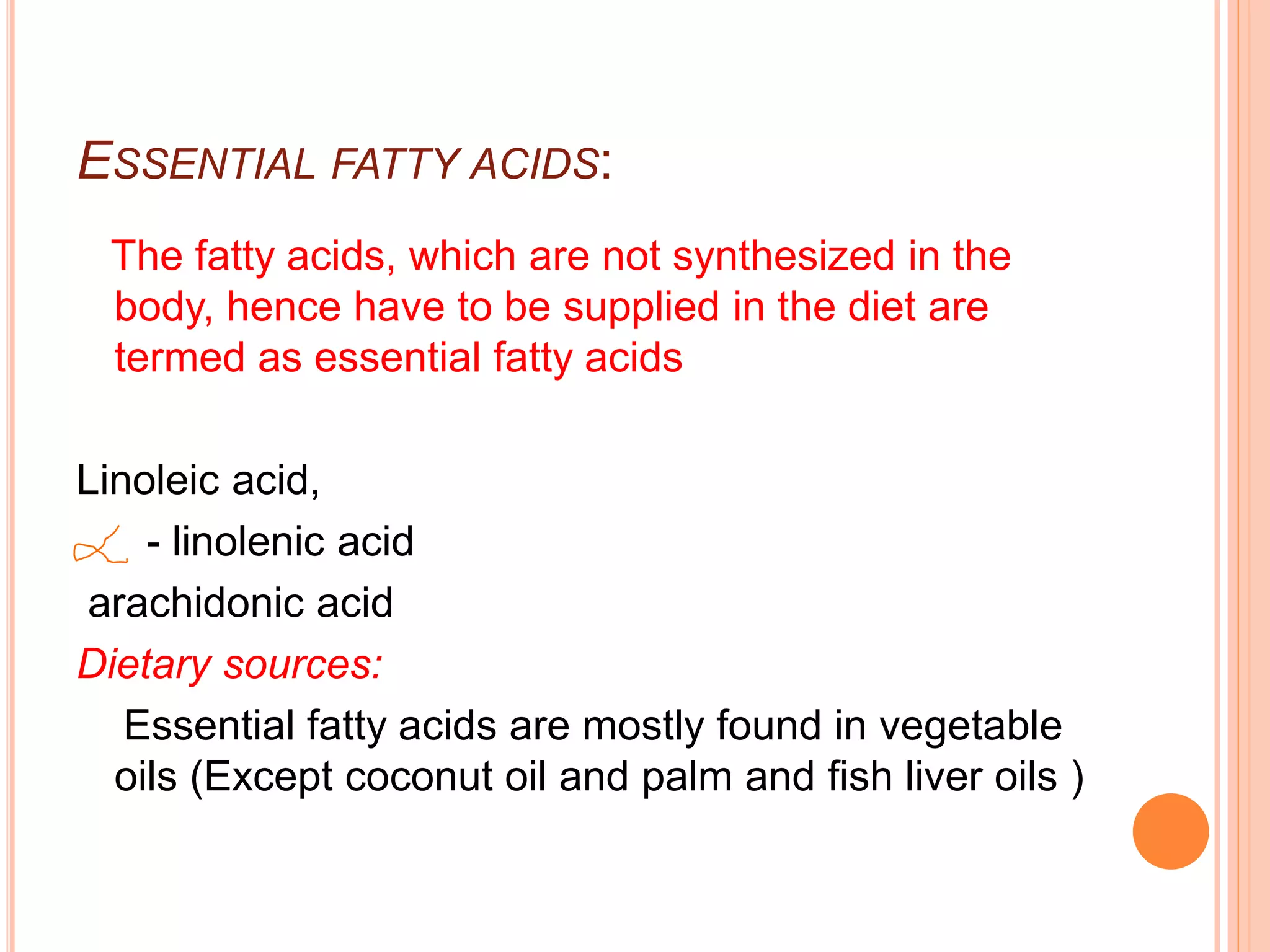 Fats notes for nursing students | PPTX