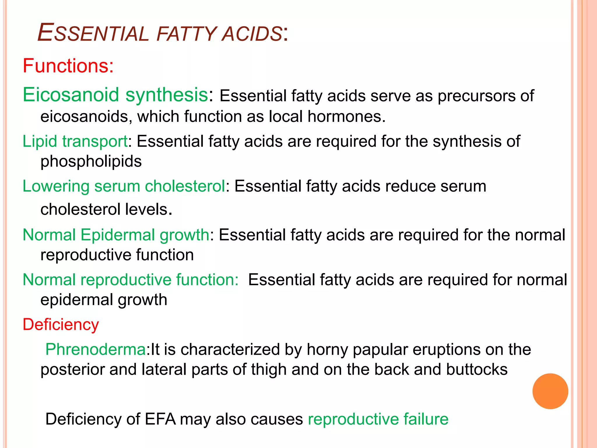 Fats notes for nursing students | PPTX