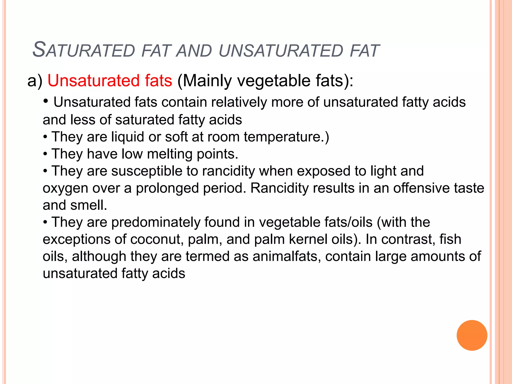 Fats notes for nursing students | PPTX
