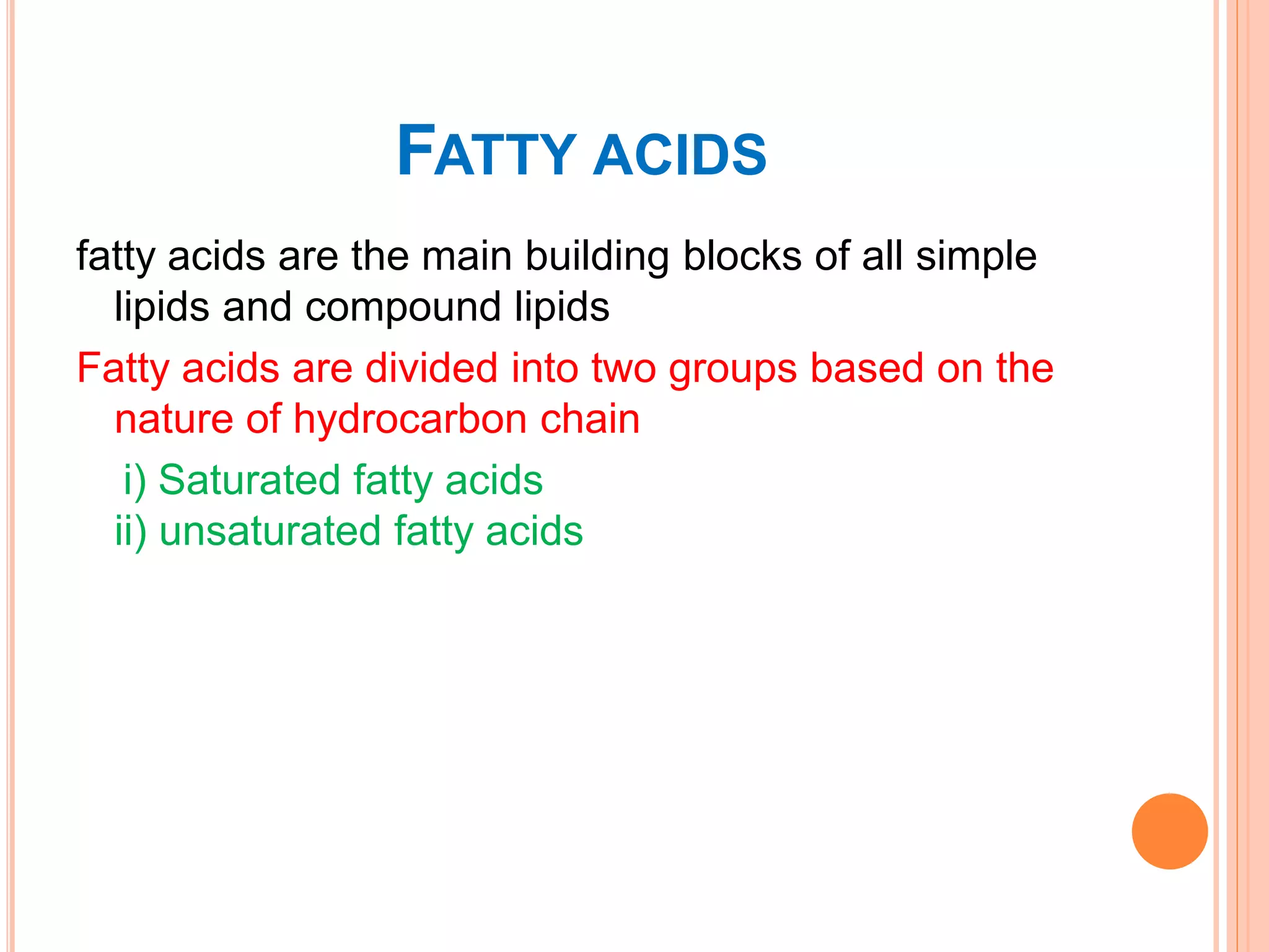 Fats notes for nursing students | PPTX