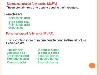 Fats notes for nursing students | PPTX