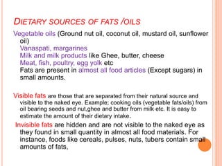 Fats notes for nursing students | PPTX