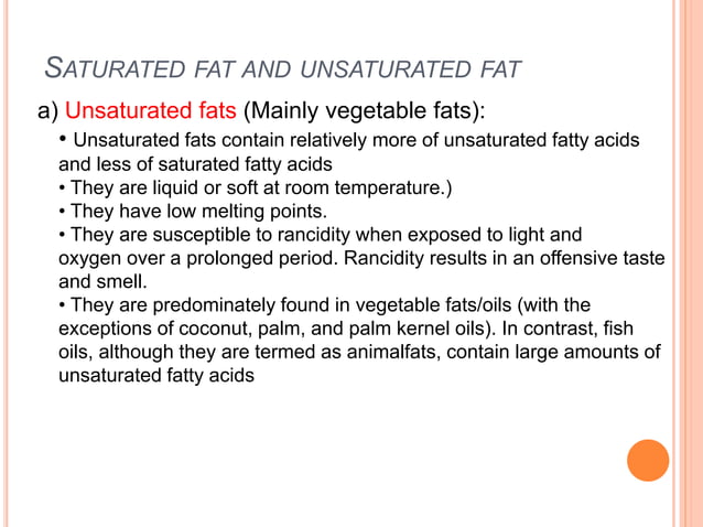 Fats notes for nursing students | PPTX | Nutrition | Healthy Living