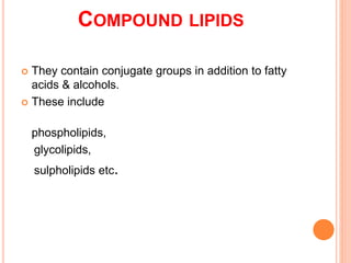 Fats notes for nursing students | PPTX