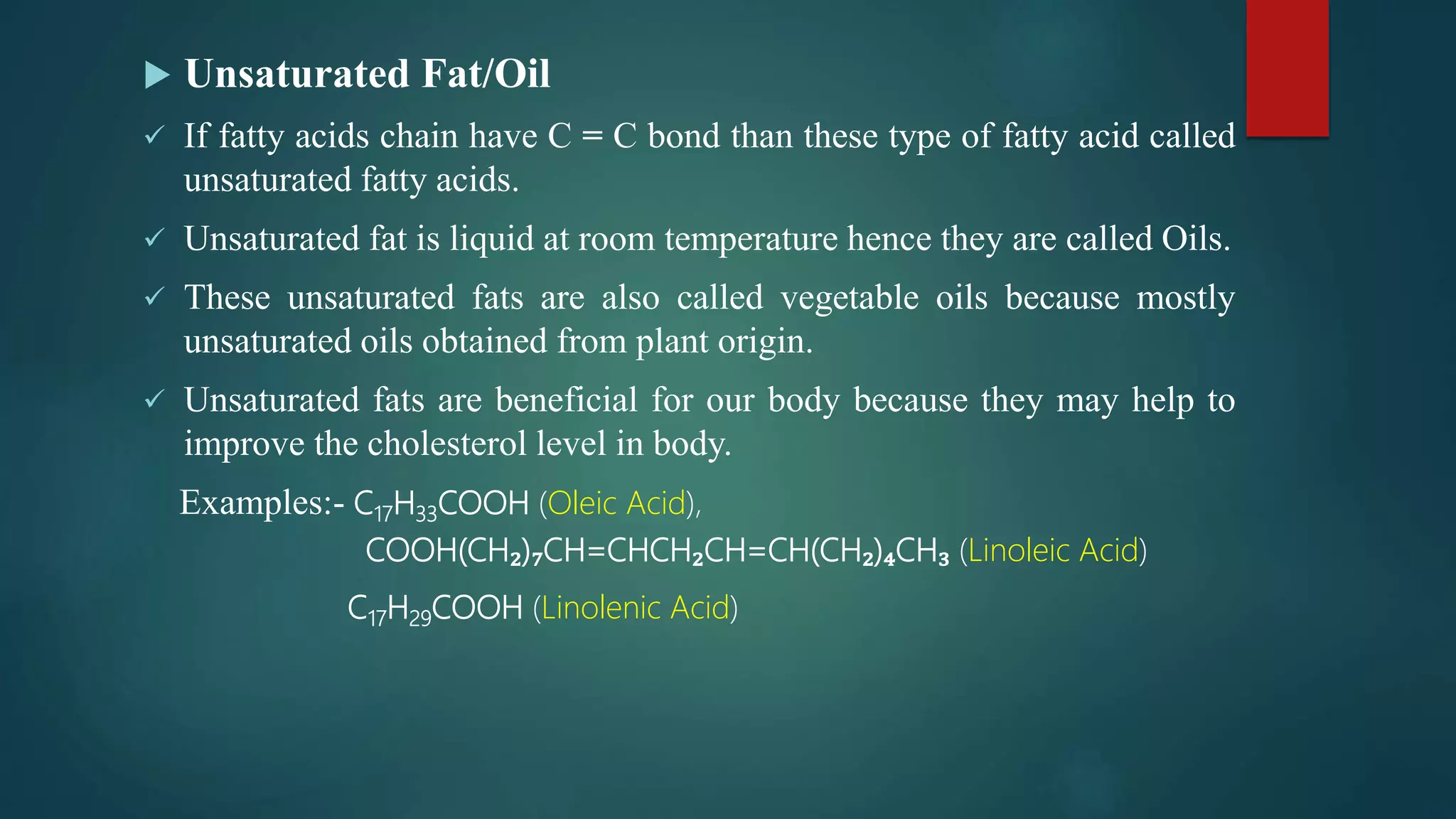 Fats & oils Introduction | PPTX