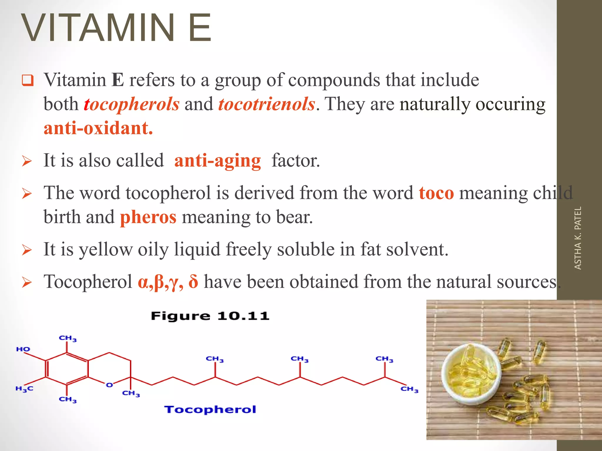 Fat soluble vitamin (A,D,E,K) | PPTX
