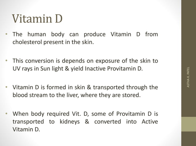 Fat soluble vitamin (A,D,E,K) | PPTX