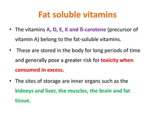 Fat soluble vitamines | PPTX