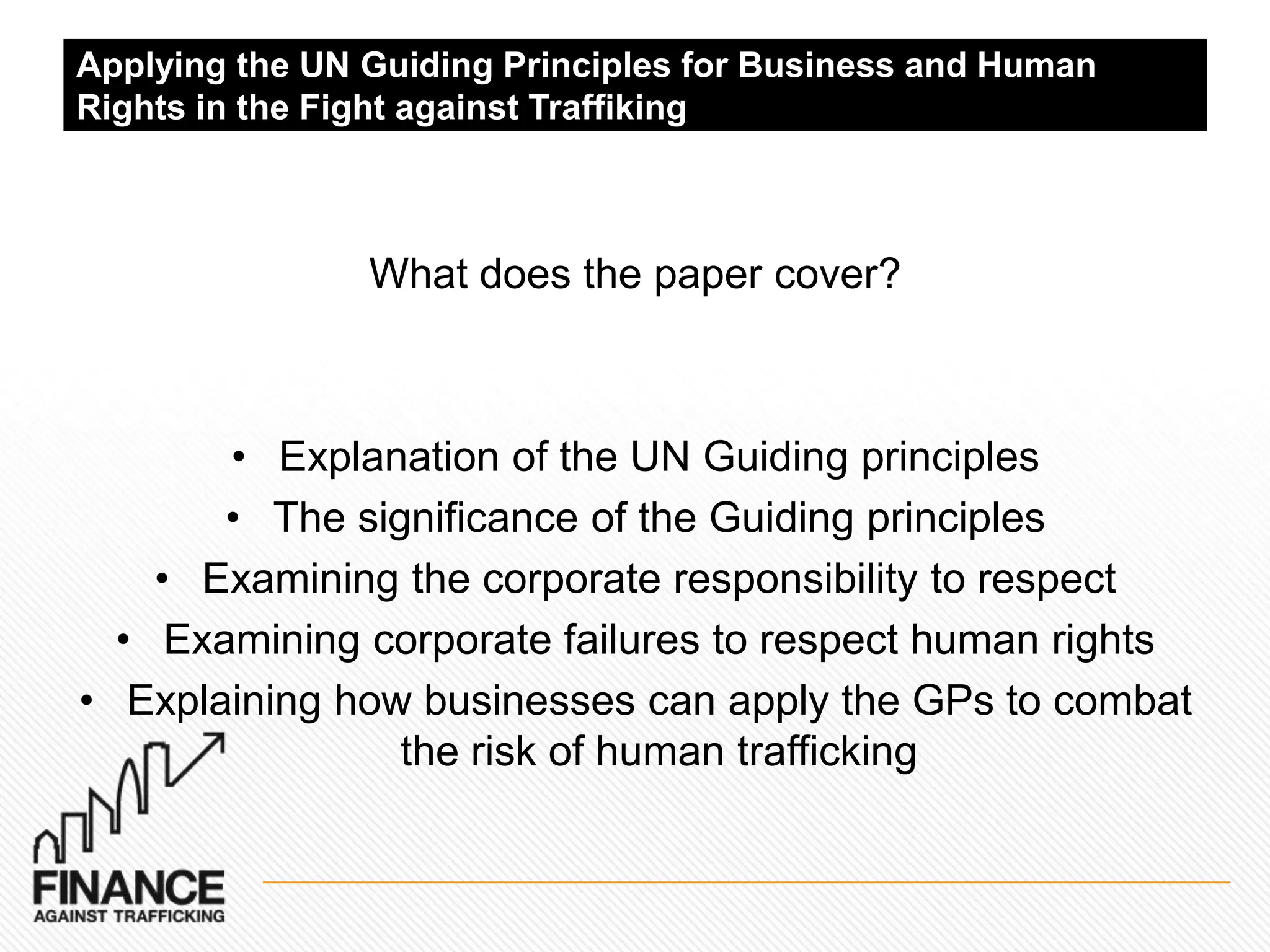Applying the UN Guiding Principles on business and human rights in the ...