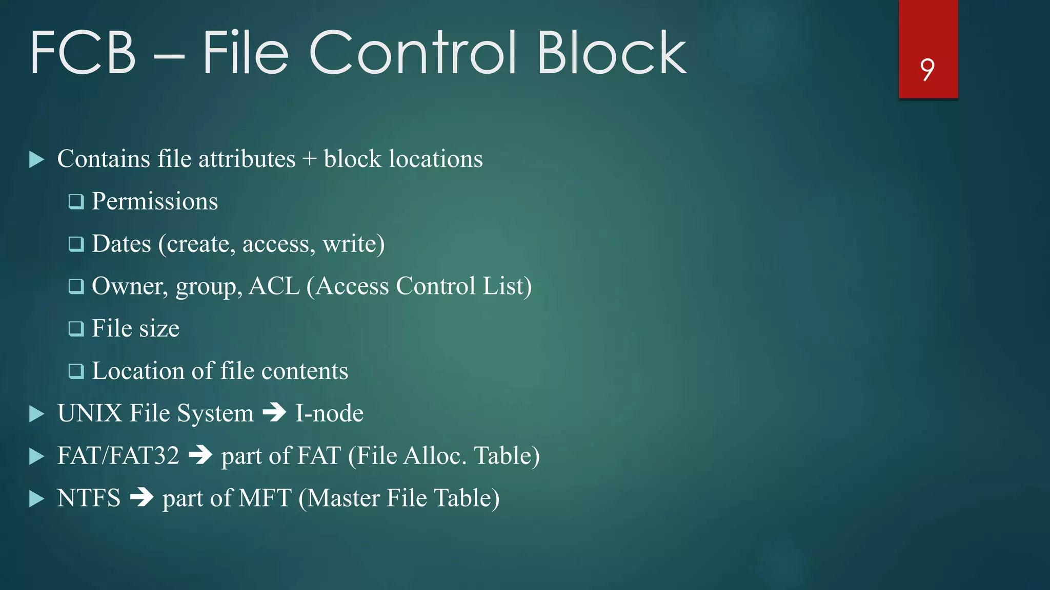 File System and File allocation tables | PPTX