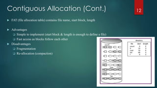 File System and File allocation tables | PPTX