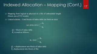 File System and File allocation tables | PPTX