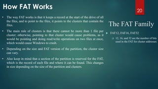 File System and File allocation tables | PPTX
