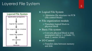 File System and File allocation tables | PPTX