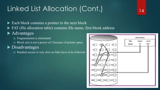 File System and File allocation tables | PPT