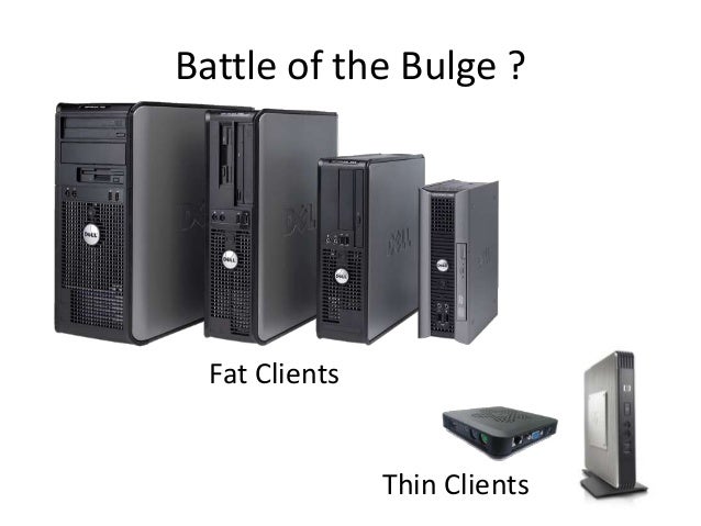 Fat & thin clients in education
