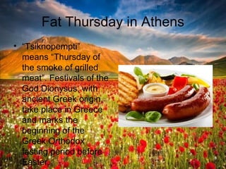Fat thursday | PPT