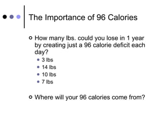 Fat To Fit Presentation | PPT
