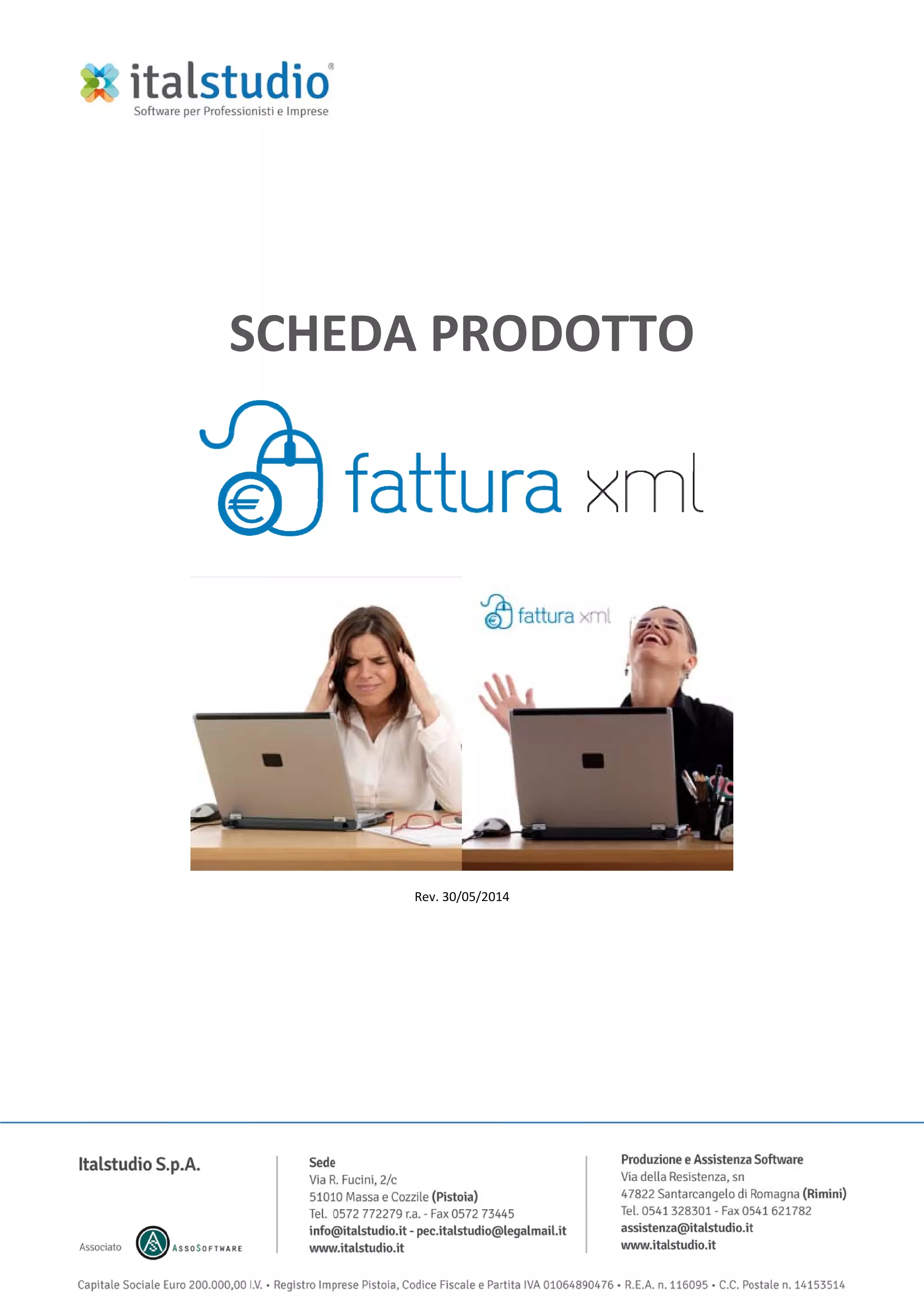 Fatturazione elettronica xml scheda prodotto | PDF