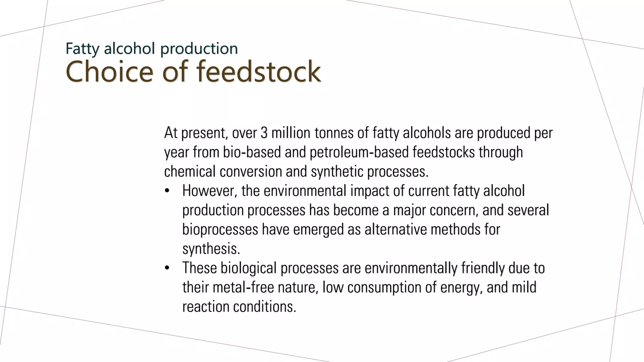Fatty alcohols | PDF