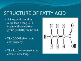 Fatty acid | PPTX