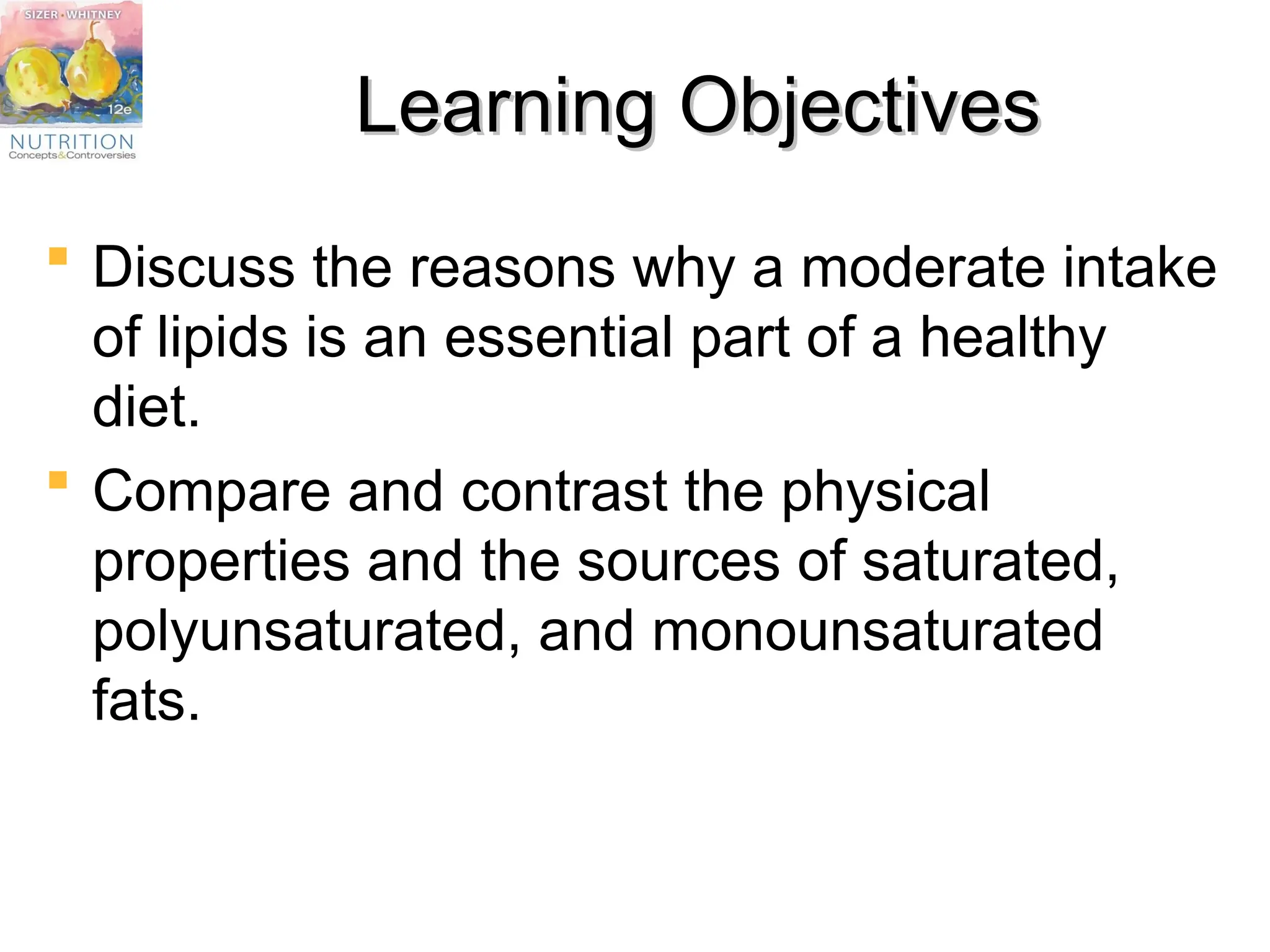 Fatty Acid Intake on Blood LDL Cholesterol and Heart Disease Risk.ppt