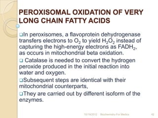 Fatty acid oxidation | PPTX