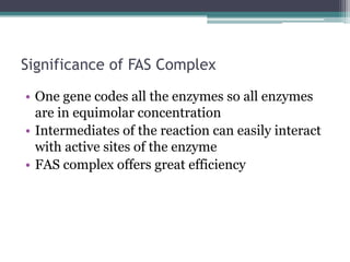 Fatty acid oxidation | PDF